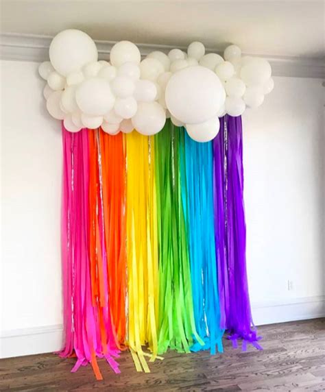 Rainbow Backdrop Diy Kit Best Rainbow Party Idea Inspired By Alma