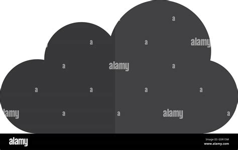 Simple Grey Cloud Stock Vector Image And Art Alamy
