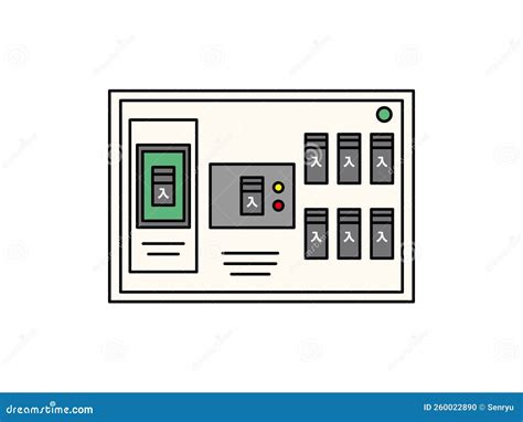 Clip Art Of Power Breaker Stock Vector Illustration Of Switch 260022890