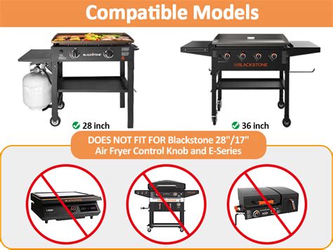 Gas Griddle Grill Knobs Replacement For Blackstone Gas Griddle 36 And 28 Griddle