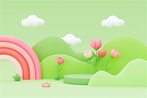 儿童照片 3d 卡通背景