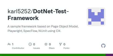 GitHub Karl DotNet Test Framework A Sample Framework Based On Page Object Model