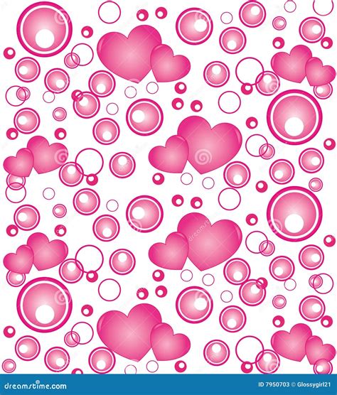 Seamless Love Pattern Stock Vector Illustration Of Papers