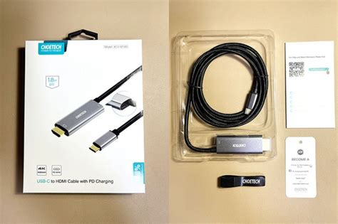 맥북에어 맥북프로를 위한 Usb C Hdmi Pd충전 겸용 케이블 사용기