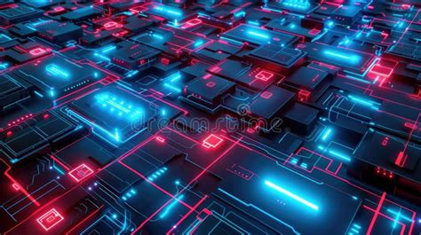 3d Model Abstract Art Of Supreme Impenetrable Abstract Cybersecurity Stronghold With Intelligent