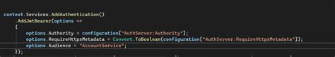 issue while implementing the impersonation in micro service based