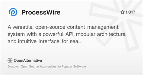 Processwire Open Source Alternative To Wordpress And Sanity