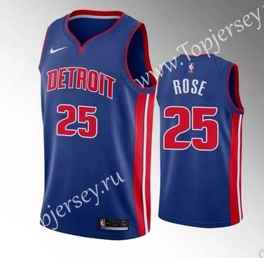 Detroit Pistons Blue 25 Nba Jersey Detroit Pistons Topjersey