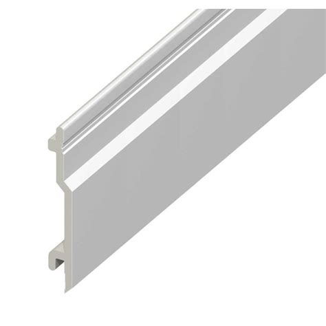White Smooth Open V Cladding Length 5m X Width 100mm Eurocel