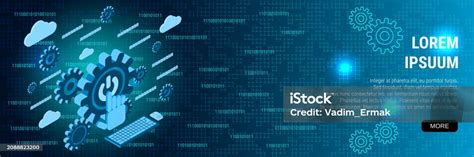 Data Processing Information Computing 3d Isometric Concept Stock Illustration Download Image