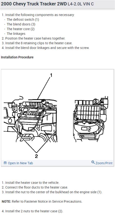 How To Remove The Heater Core Details To Remove Heater Core