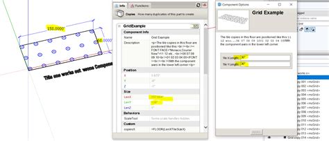 Dynamic Component With Copies In The X And Y Axes Dynamic