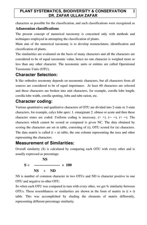SOLUTION Numerical Taxonomy Studypool