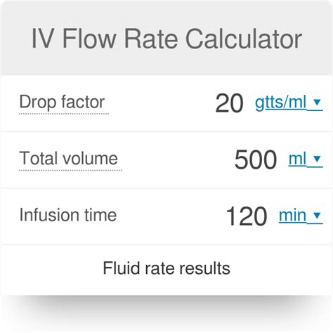 Flow Rate Equation Nursing Tessshebaylo