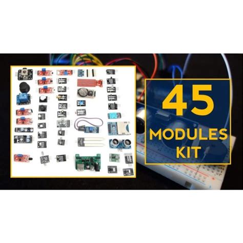 Jual 45 In 1 Modul Sensor Kit For Arduino And Raspberyy Plus Box
