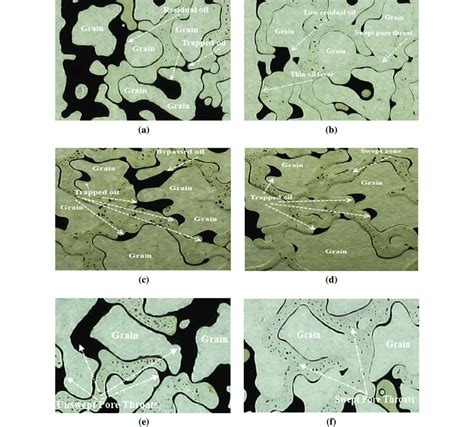 Microshots Of Porous Medium A High Amount Of Residual Oil Download Scientific Diagram