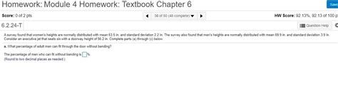 Solved Homework Module 4 Homework Textbook Chapter 6 Save