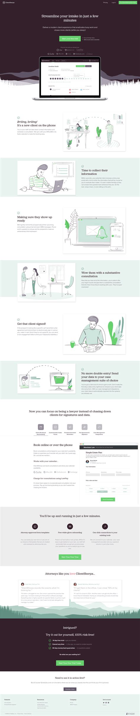 SaaS Landing Page Inspiration That Converts Examples Explanation