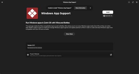 Window App Support Unable To Install Rzorinos