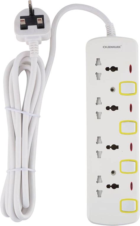 Olsenmark 4 Way Extension Socket Buy Best Price In Uae Dubai Abu