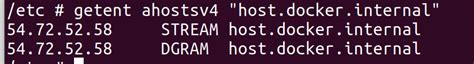 weird ip returned by getent · issue 27 · qoomon docker host · github