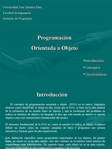 Clase 1 Java Poo Descargar Gratis Pdf Objeto Informática
