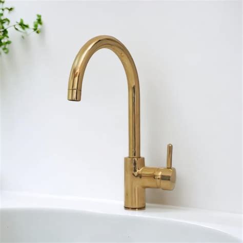 Unlacquered Brass Faucet Etsy