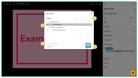 How To Add Assets To An Album Help Center English