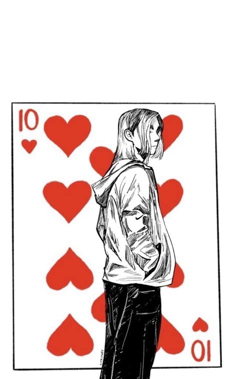 Pin De Tsuki Araul En Alice In Borderland ♦️♠️♥️♣️ Pegatinas Bonitas