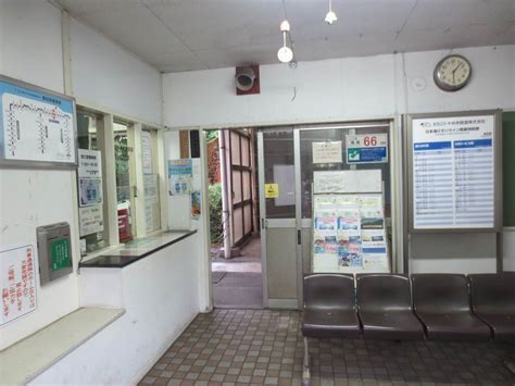 筒石駅 改札画像 net