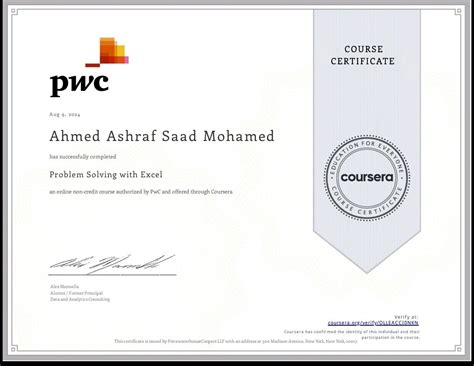 Ahmed Ashraf Pmp® On Linkedin Excel Dataanalysis Continuouslearning Problemsolving Pwc