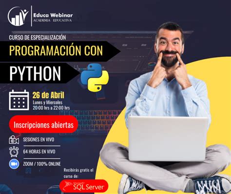 Curso Python Educa Webinar