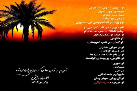 عاشقانه احمدرضا درویش برای وطن