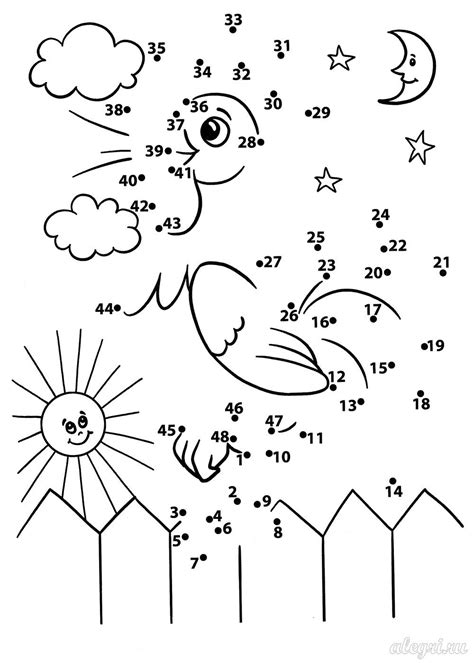 Раскраска Соедини по цифрам распечатать Страница 1201