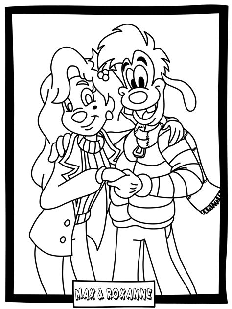 Roxanne Goofy Movie Coloring Pages 2025