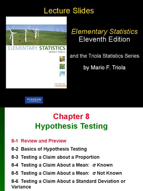 Chapter8 Hypothesis Testing Pdf P Value Statistical Hypothesis