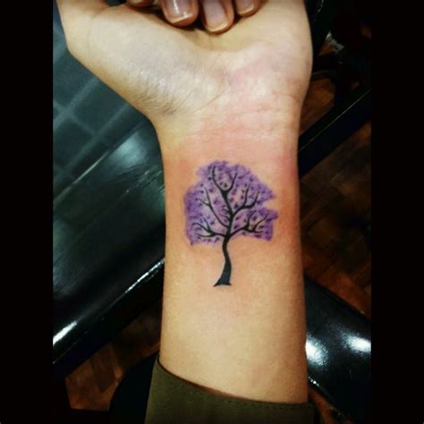 Jacaranda Tree Tattoo