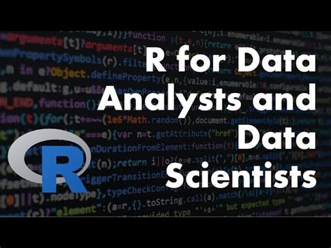 Free Video R For Data Scientists And Data Analysts From Shashank