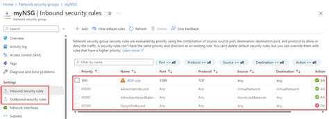 azure 네트워크 보안 그룹 만들기 변경 또는 삭제 microsoft learn