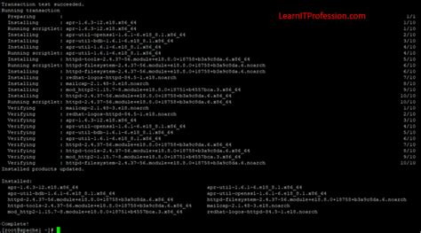 how to install and configure apache web server on rhel 8