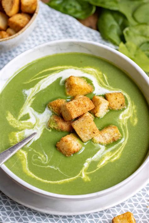 Cream Of Spinach Soup Veggie Desserts