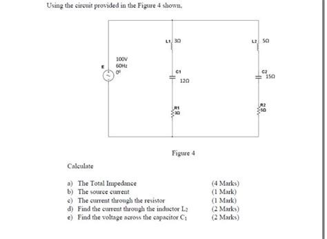 Solved Using The Circuit Provided In The Figure Shown Chegg