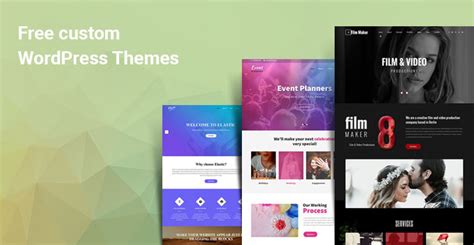 10 Best Free Custom Wordpress Themes To Create Custom Websites