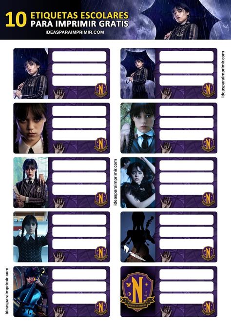 Etiquetas Escolares Personalizadas Para Editar E Imprimir Gratis My