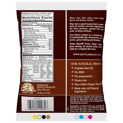 Potato Chips Ingredients Label At Liam Dun Blog