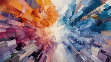 A Vibrant Abstract Burst Of Colors Creating An Energetic And Dynamic Visual Experience Perfect