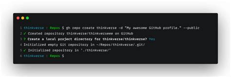 create a github profile readme using github cli dev community