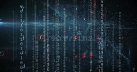 Image Of Multiple Icon In Circles Binary Codes Padlock Texts Letters Numbers And Symbols