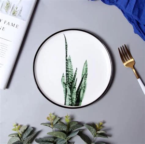 Креативная посуда керамическая тарелка ресторанные принадлежности Сервировочные блюда