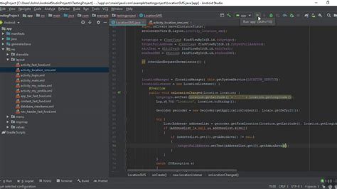 Geocoder Location Gps And Send Sms Youtube